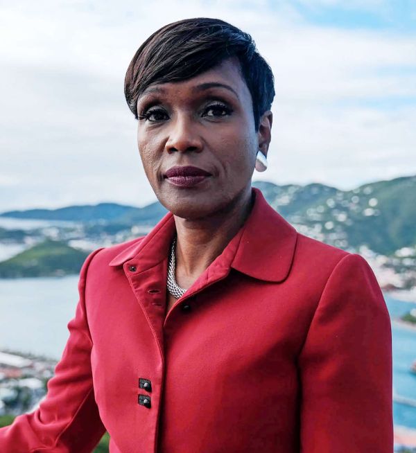 Denise George, fiscal general de Islas Vírgenes. Ella presentó una ...